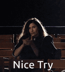 Nice Try Agatha Harkness Slow Clapping GIF | GIFDB.com