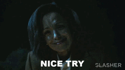Nice Try Grace Galloway Slasher GIF | GIFDB.com