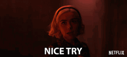 Nice Try Sabrina Spellman GIF | GIFDB.com