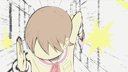 Nichijou Yuuko Running GIF | GIFDB.com