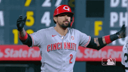 Nick Castellanos Shaking His Arms GIF | GIFDB.com