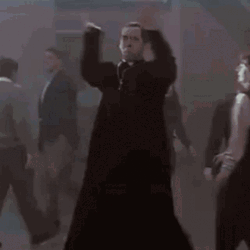 Nicolas Cage Face Off Scene Dancing Like Crazy GIF | GIFDB.com