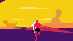 Night Vision Album 2 Men Running GIF | GIFDB.com