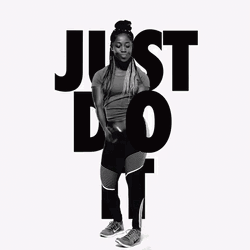 Nike Just Do It Lady Enjoy Dancing Singing GIF | GIFDB.com