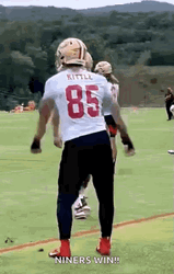 Niners George Kittle Subtle Dance GIF | GIFDB.com