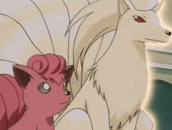Ninetales And Vulpix Pokemon Evolution GIF | GIFDB.com