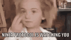 Ninja Protocol Watching You GIF | GIFDB.com