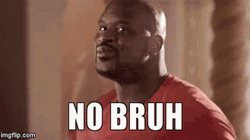 No Bruh Meme Shaquille O'neal Cat Wiggle GIF | GIFDB.com