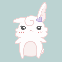 No Comment Rabbit Silence Dot GIF | GIFDB.com