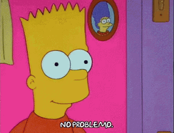 No Problem No Problemo Bart Simpson GIF | GIFDB.com