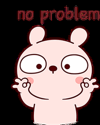 No Problem Okay Sign Rabbit Cute GIF | GIFDB.com