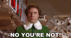 No You Are Not Will Ferrell Elf GIF | GIFDB.com