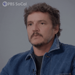 Nodding Pedro Pascal Eating Sandwich GIF | GIFDB.com