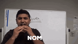 Nom Nom Eating Sandwich GIF | GIFDB.com