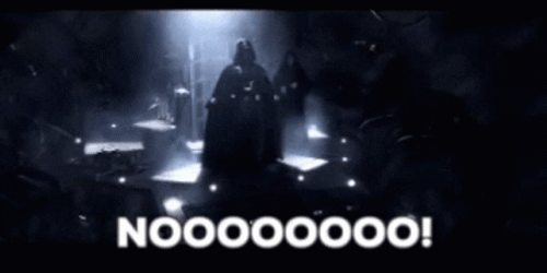Nooo Star Wars GIF | GIFDB.com