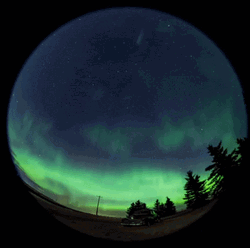 Northern Lights On A Camera GIF | GIFDB.com