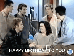 Nsync Sing Happy Birthday To A Woman GIF | GIFDB.com