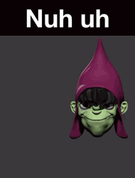 Nuh Uh Green Ogre Face GIF | GIFDB.com