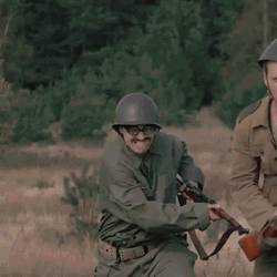 Nuke Blast Soldiers Running Away GIF | GIFDB.com