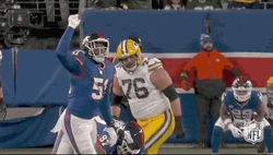 Ny Giants Player Pointing Upwards GIF | GIFDB.com