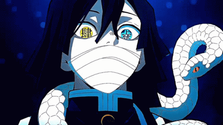 Obanai Iguro With A Creepy Eyes GIF | GIFDB.com