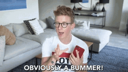 Obviously A Bummer Tyler Oakley GIF | GIFDB.com