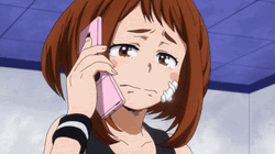 Ochako Uraka Silently Sobbing GIF | GIFDB.com