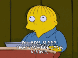 Oh Boy Sleep Ralph Wiggum Simpsons GIF | GIFDB.com