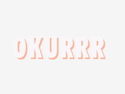 Okurrr Yellow Typography GIF | GIFDB.com