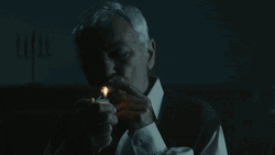 Old Mafia Boss Smoking GIF | GIFDB.com