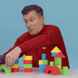 Old Man Building Lego GIF | GIFDB.com