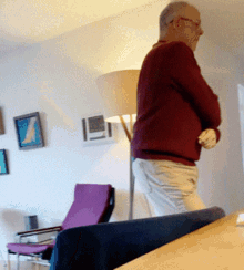 Old Man Dancing Home Alone Pivot Turn GIF | GIFDB.com