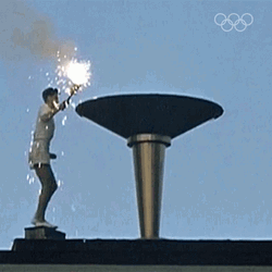 Olympic Lighting Ceremony GIF | GIFDB.com