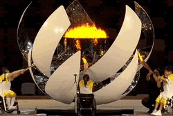 Olympic Torch Passing Animated Gifs