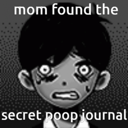 Omori Secret Poop Journal Meme GIF | GIFDB.com