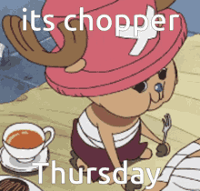 One Piece Chopper Chewing Food Eating GIF | GIFDB.com