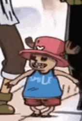 One Piece Chopper Waving Happy GIF | GIFDB.com