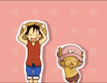 One Piece Chopper Monkey D. Luffy Dancing Cute GIF | GIFDB.com