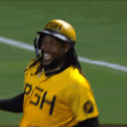 Oneil Cruz Happy Run GIF | GIFDB.com