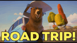 Open Season Boog Road Trip GIF | GIFDB.com