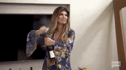 Opening Wine Hair Pulling GIF | GIFDB.com