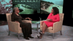 Oprah Winfrey Maya Angelou Interview Serious Talk GIF | GIFDB.com