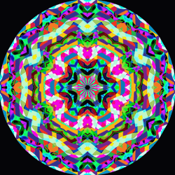 Optical Art Spinning Kaleidoscope GIF | GIFDB.com
