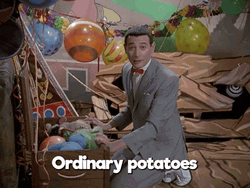 Ordinary Potatoes Pee Wee Herman Dance Party GIF | GIFDB.com
