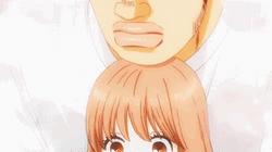 Ore Monogatari Takeo Chin Atop Rinko's Head GIF | GIFDB.com