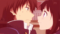 Oreki Hyouka Bored Face