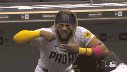 Padres Fernando Tatis Jr Eating Gesture GIF | GIFDB.com