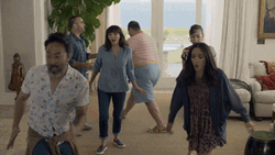 Panic Chaos Running Last Man On Earth GIF | GIFDB.com