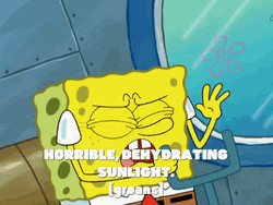 Panicking Spongebob Dehydrated Needs Water GIF | GIFDB.com