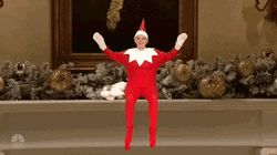 Papa Elf Floating Elf GIF | GIFDB.com